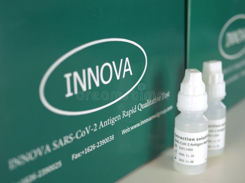 Innova Coronavirus Lateral Flow Test Box with Extraction Fluid Bottles ...