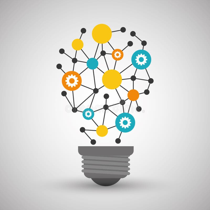 Innova El Diseño Icono De La Idea Ejemplo Plano, Vector Ilustración del ...