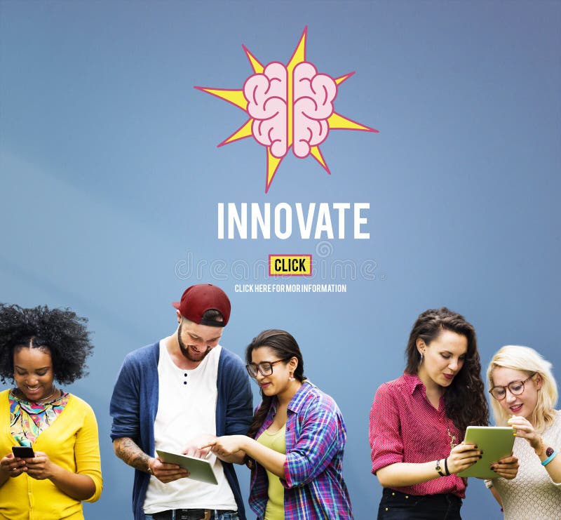 Innovate Create Ideas Aspirations Strategy Concept Stock Image - Image ...