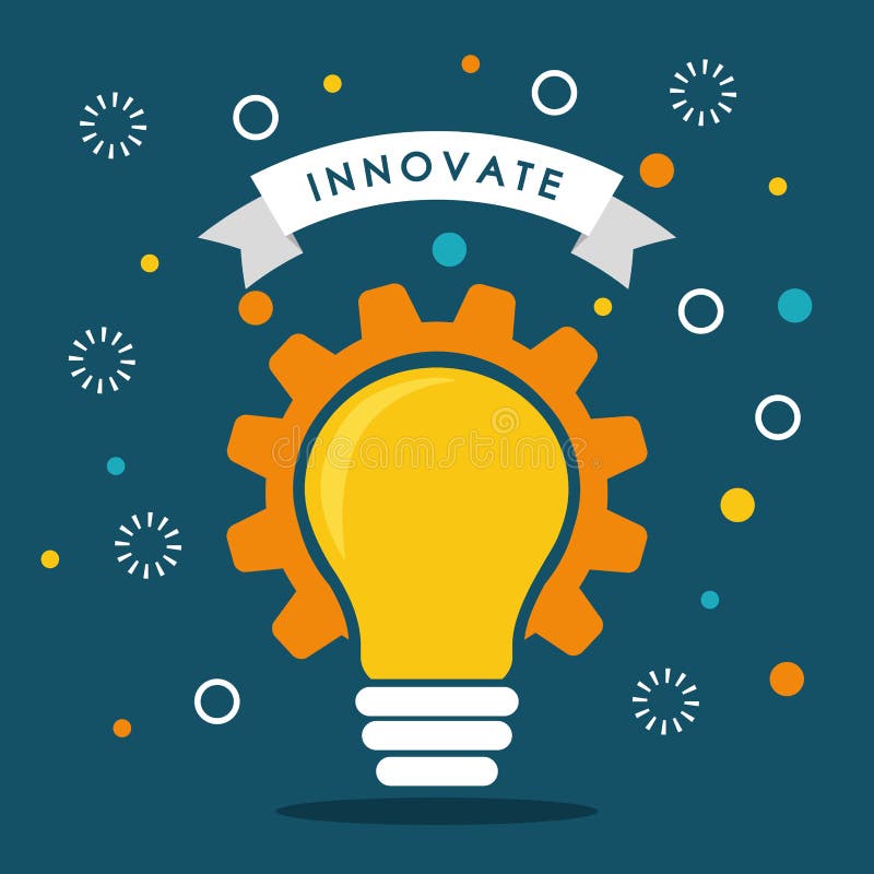 Innovate Disign. Idea Icon. Flat Illustration , Vector Stock Vector ...