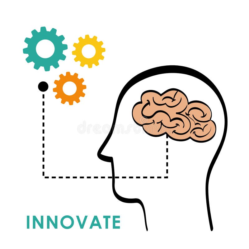 Innovate Disign. Idea Icon. Flat Illustration , Vector Stock Vector ...