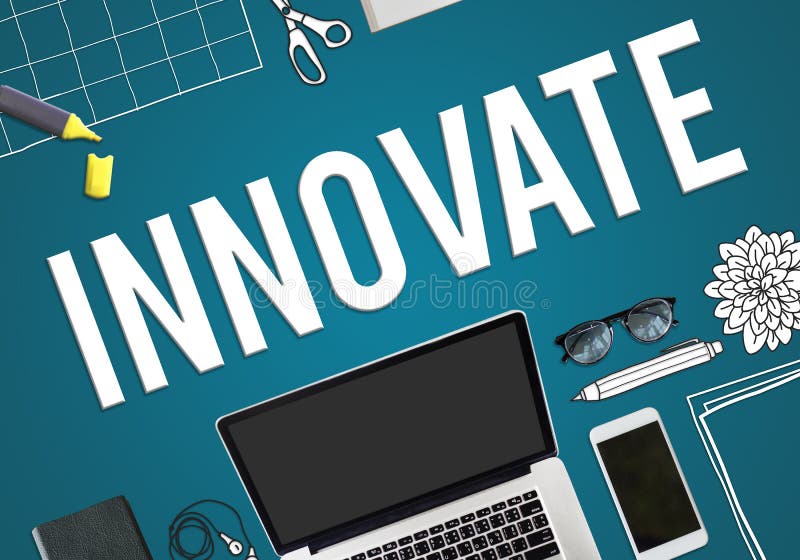 Innovate Innovation Invention Development Vision Concept Stock ...