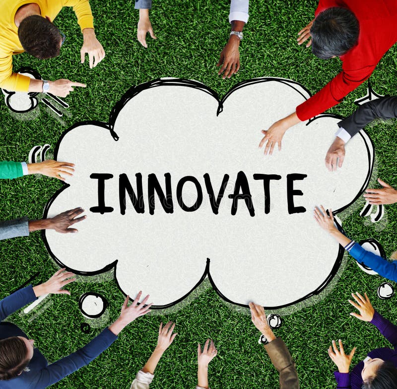 Innovate Innovation Planning Inspiration Ideas Concept Stock Image ...