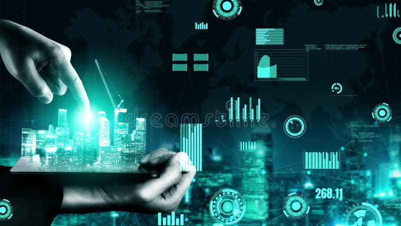 Innovated Building Architecture and Inventive Engineering Stock Image ...