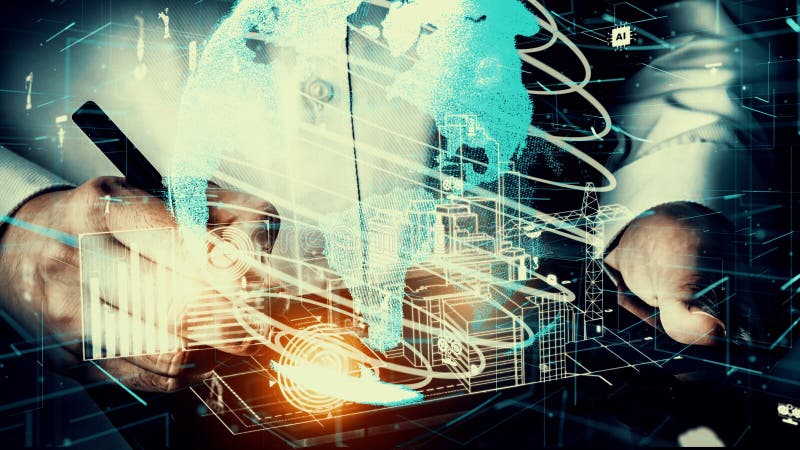 Innovated Building Architecture and Inventive Engineering Stock Photo ...