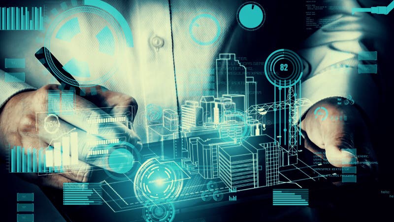 Innovated Building Architecture and Inventive Engineering Stock Photo ...