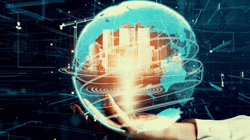 Innovated Building Architecture and Inventive Engineering Stock Image ...