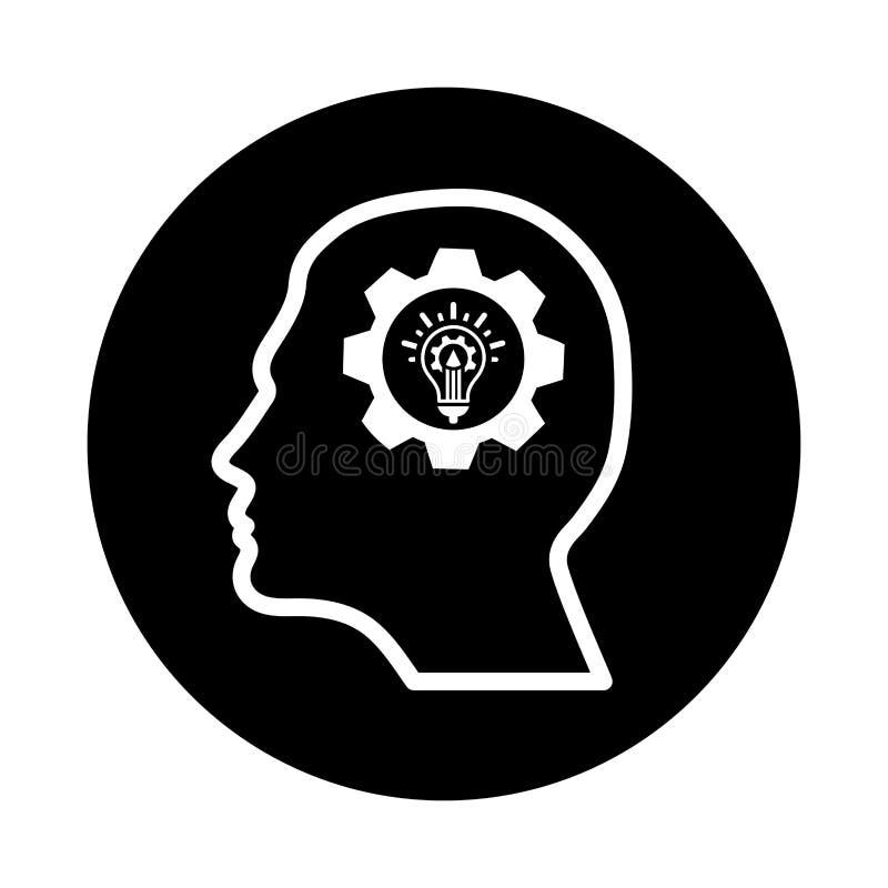 Innovating, Mindset Icon. Black Vector Design Stock Illustration ...