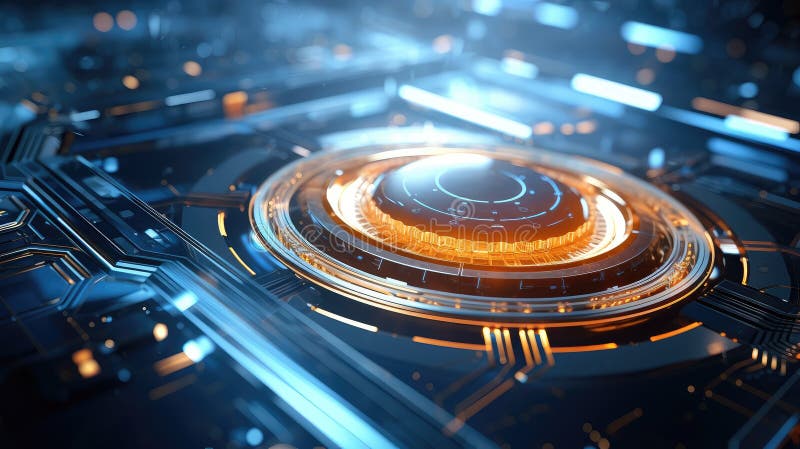 Innovation Abstract Background Technology Stock Illustration ...