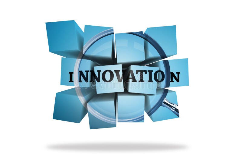 Innovation on Abstract Screen Stock Illustration - Illustration of ...