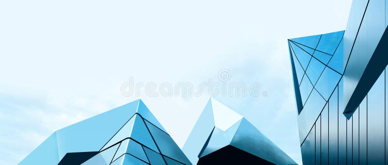 Innovation Background with Technology and Triangular Shape Building ...