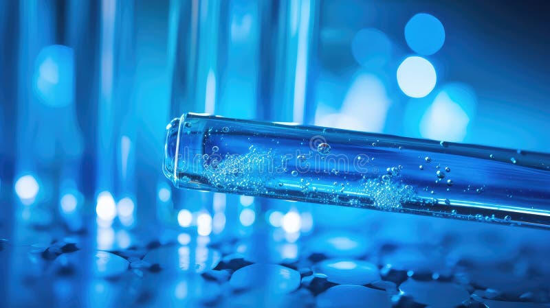 Innovation blue science stock illustration. Illustration of ...