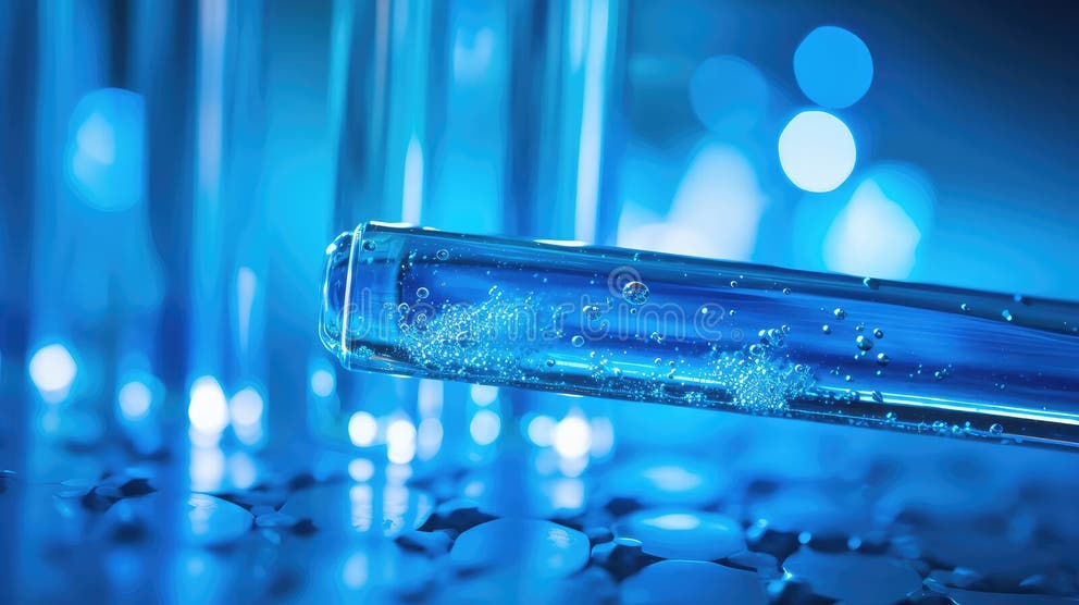 Innovation blue science stock illustration. Illustration of ...