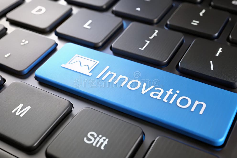 Innovation in Business: Computer, Keyboard, and Technology Stock ...