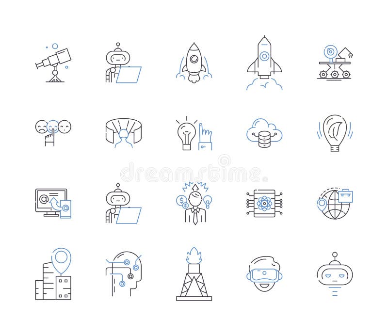 Innovation Business Outline Icons Collection. Entrepreneurship ... Innovation Business Outline Icons Collection. Entrepreneurship ...