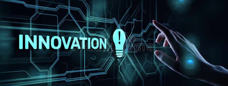 Innovation Business and Technology Concept on Virtual Screen. Innovate ...