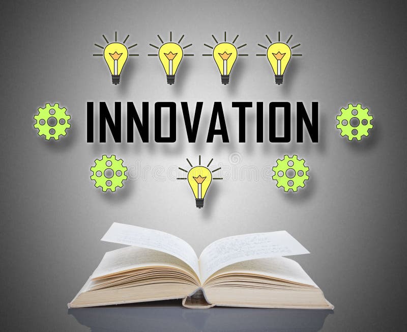 Innovation Book Logo Icon Design Stock Vector - Illustration of page ...