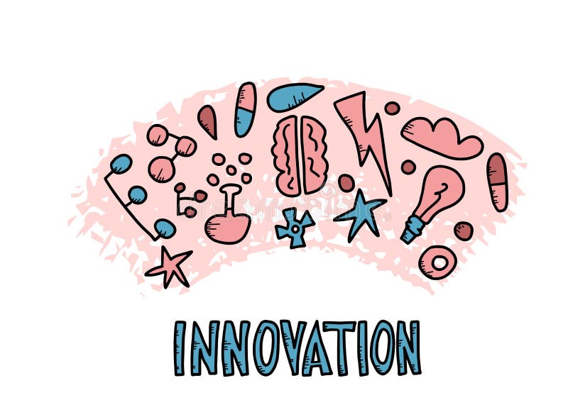 Innovation Concept in Doodle Style. Vector Design. Stock Vector ...