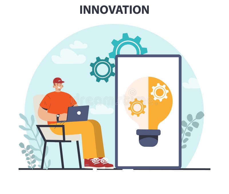 Innovation Concept. Idea of Creative Business Solution Stock Vector ...