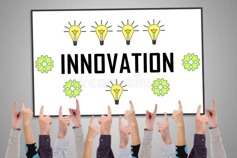Innovation Concept on a Whiteboard Stock Photo - Image of whiteboard ...