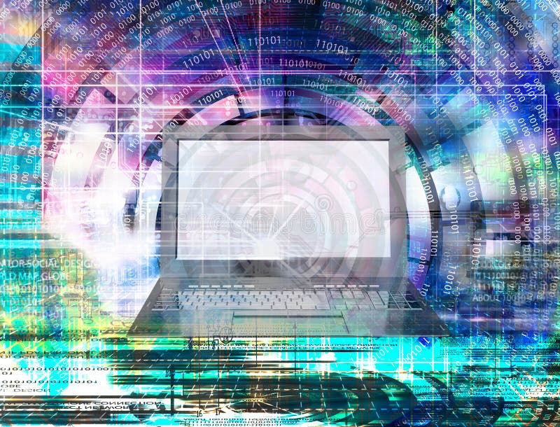 Innovation Connection Technology. Stock Illustration - Illustration of ...