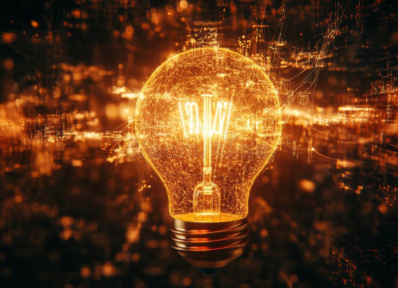 Innovation, Creativity, and Bright Ideas are Symbolized by a Glowing ...