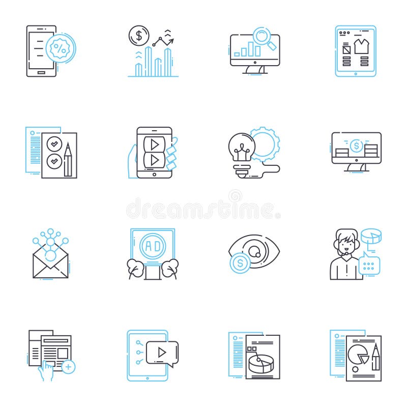 Innovation and Creativity Linear Icons Set. Ingenuity, Mindfulness ...