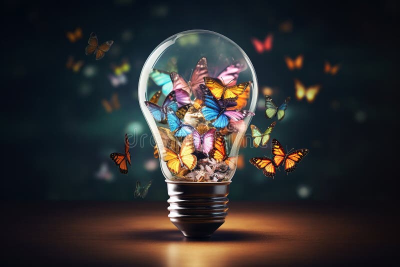 Innovation and Creativity Scene Stock Image - Image of metamorphosis ...