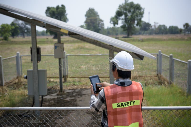 Innovation of Electricity Generation from Nature Stock Image - Image of ...