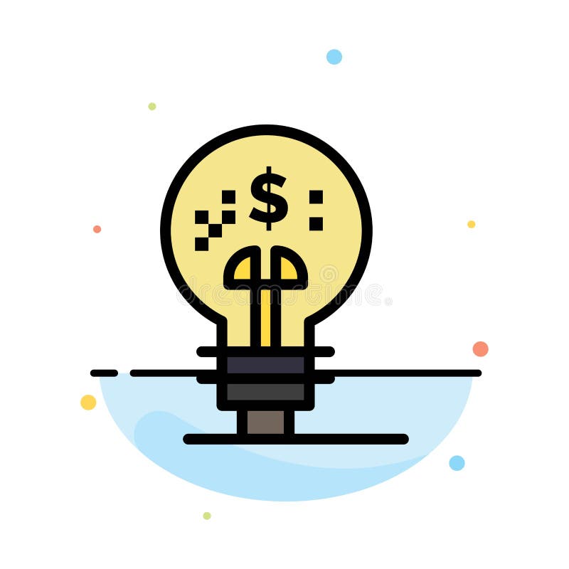 Innovation, Finance, Finance, Idea, January Abstract Flat Color Icon ...