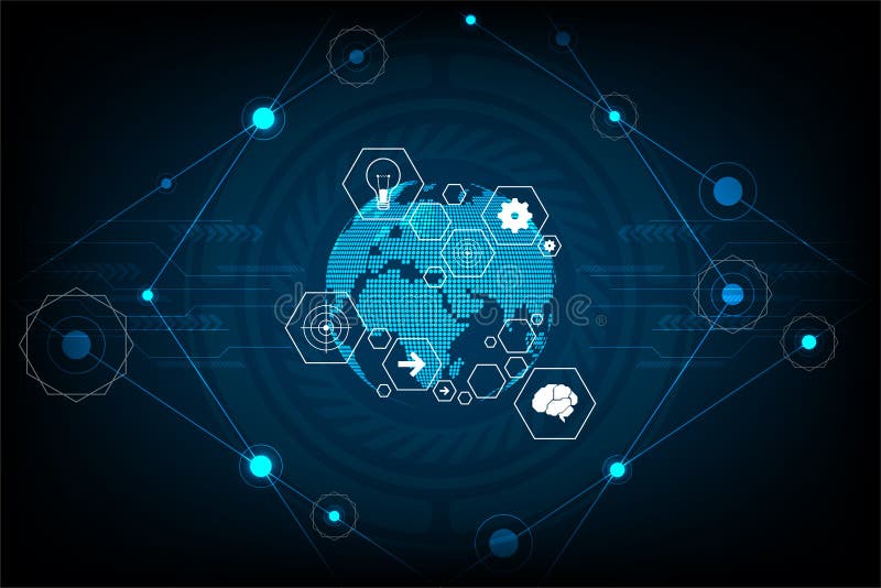 Innovation of the Future World. Stock Vector - Illustration of ...