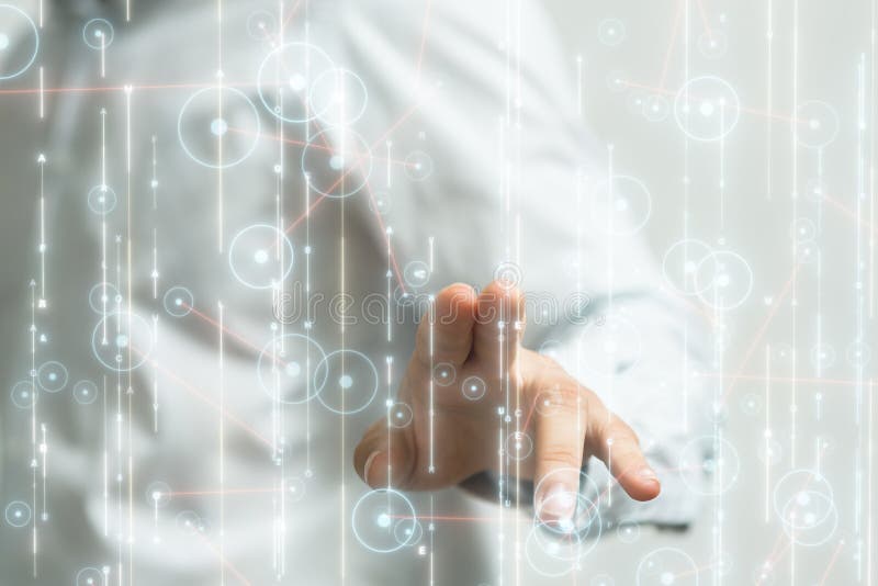 A Innovation Futuristic Digital Data Binary Code Background Technology
