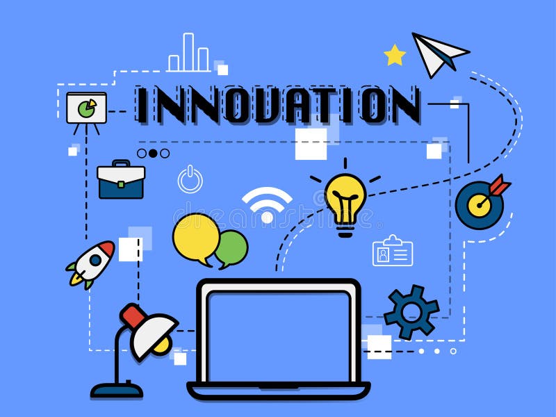 Innovation Graphic Illustration for Business Concept. Stock Vector ...