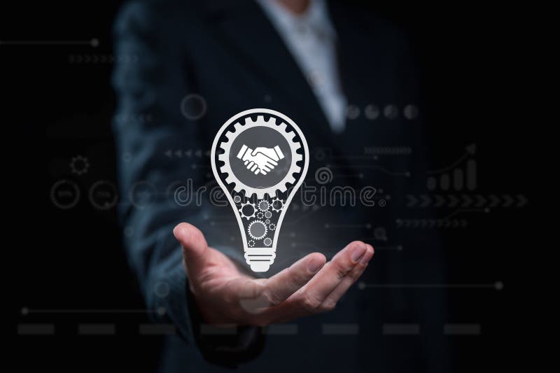 Innovative Technology in Science and Communication Concept Stock Image ...