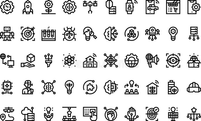Innovation Icons High-Quality Vector Icons Collection with Editable ...