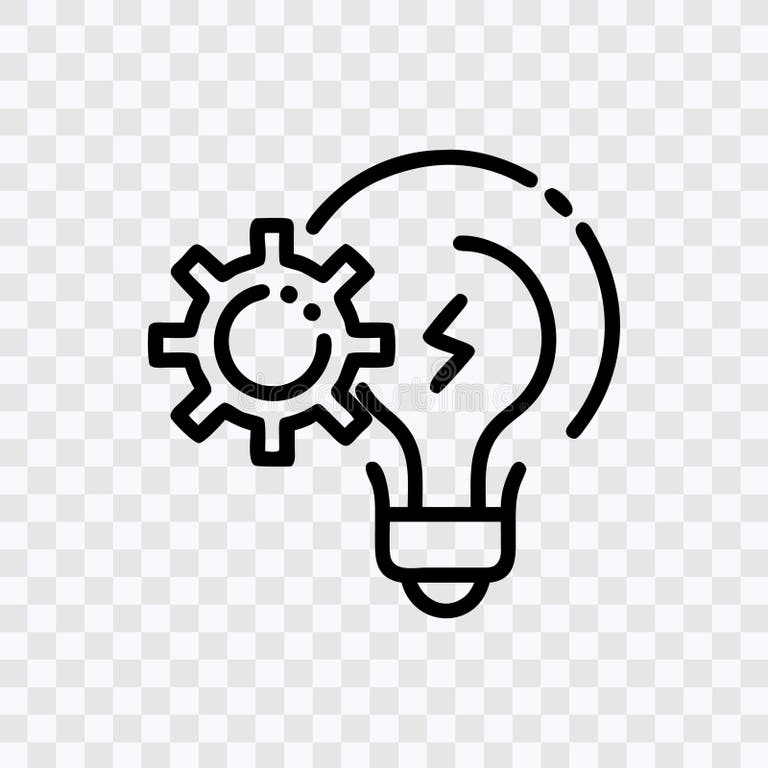 Innovation Idea Creativity Gear Lightbulb Concept Solution Design ...