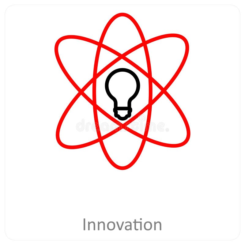 Innovation and Idea Icon Concept Stock Vector - Illustration of ...