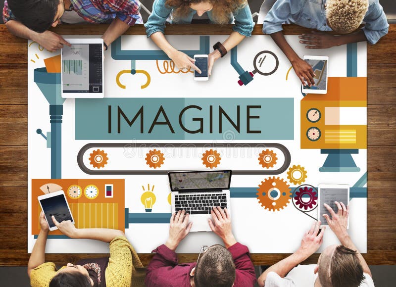 Innovation Ideas Imagine Processing System Concept Stock Image - Image ...