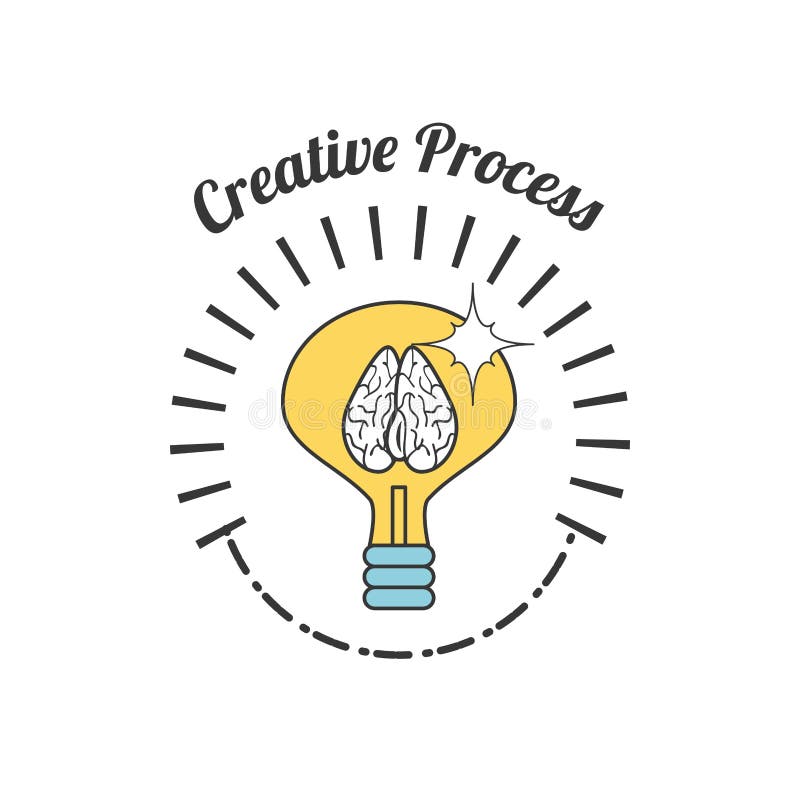 Innovation Ideas To Creative Process Inspiration Stock Vector ...