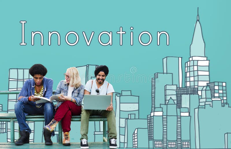 Innovation Innovate Invention Development Design Concept Stock Photo ...