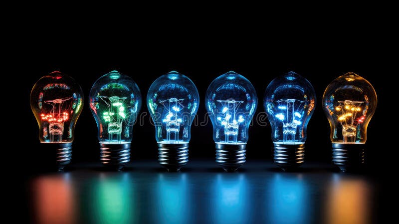 Innovation Light Bulb Circuit Stock Illustration - Illustration of ...