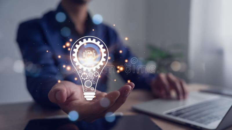 Innovation Mobile Light Bulb Ideas New Innovative Technology Stock ...