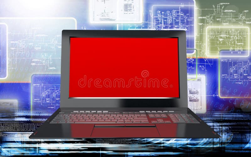 Innovation Modern Engineering Computer Technology Stock Image - Image ...