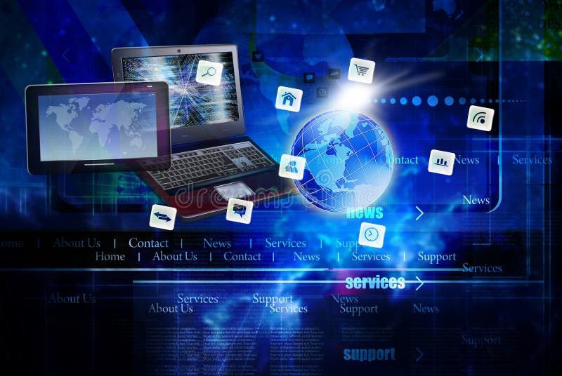 Innovation Modern Engineering Computer Technology Stock Image - Image ...