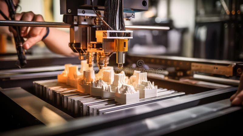 Innovation Printing Equipment Stock Illustration - Illustration of ...