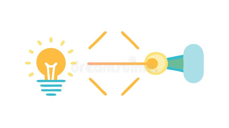 Innovation Process Template with Six Steps - Blue Version Stock Vector - Illustration of doubt ...