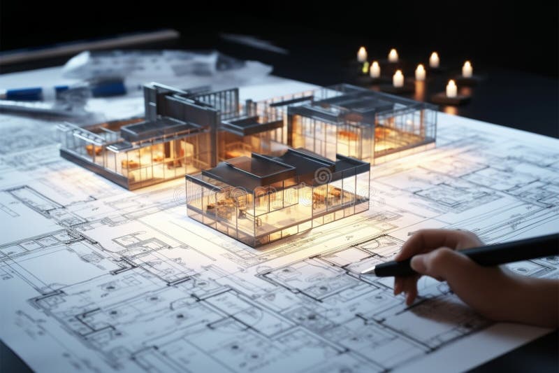 Innovation in Progress Project Blueprint Design Unfolds As Designers ...