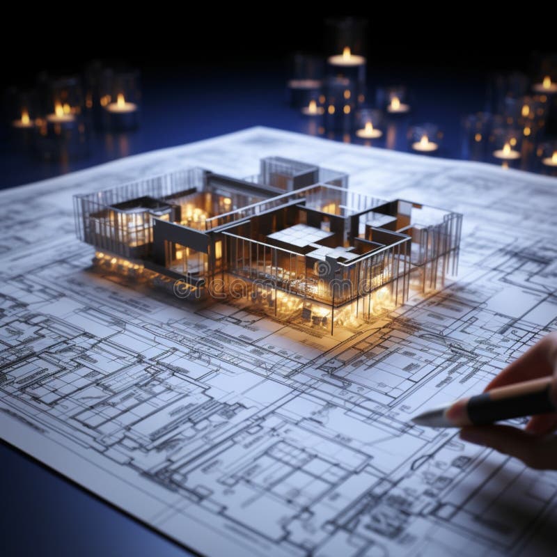 Innovation in Progress Project Blueprint Design Unfolds As Designers ...