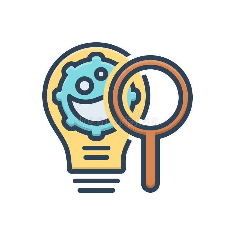 Color Illustration Icon for Innovation Research, Modernization and ...