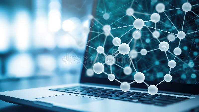 Innovation Science Backgrounds White Stock Illustration - Illustration ...